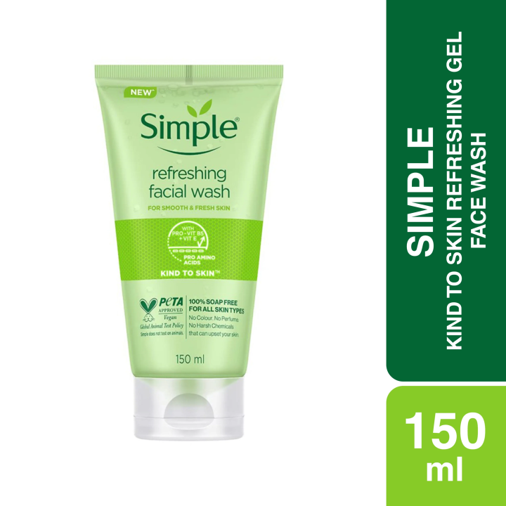 Simple Sensitive Skin Refreshing Face Wash 1-50ml | Daraz.com.bd