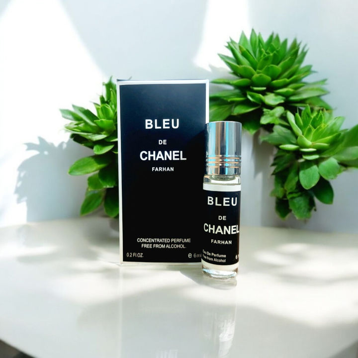 Luxury Bleu De Chanel EDP Attar – Alcohol-Free Perfume Attar Oil for ...