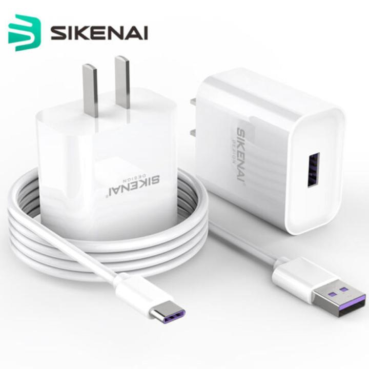 Sikenai Q1T 24W 3C Certified Super Flash Smart Charger With Type-C ...
