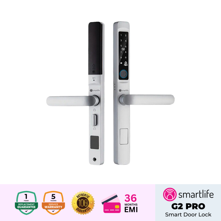 SmartLife G2 pro Smart Glass Door Lock | Daraz.com.bd