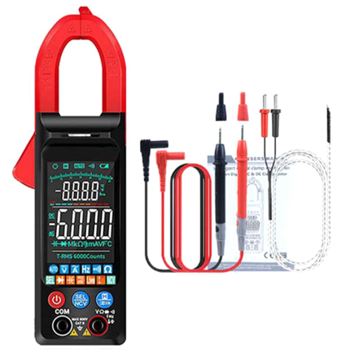 Clamp Meter DC Digital Multimeter 6000 Counts 400A Multimeter Color ...