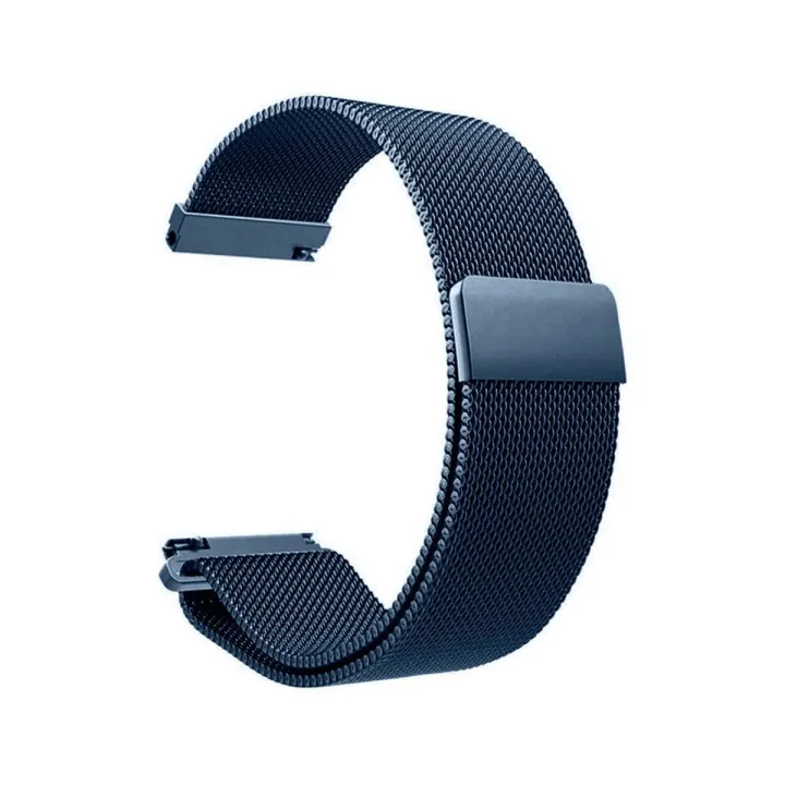 22mm Stainless Steel Magnetic Metal Wrist Band Strap-Blue - Smart Watch ...