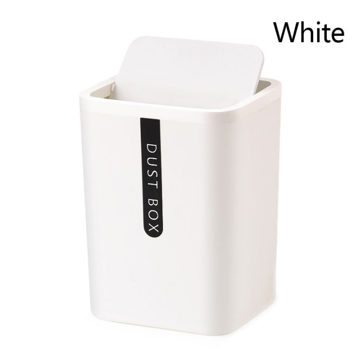 Mini Trash Can Small Waste Bin Lightweight Saves Space Sundries Barrel ...