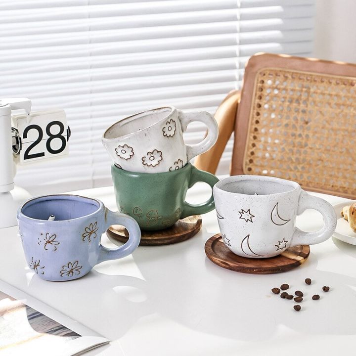 360ml Creative Cute Handmade 3D Snail Daisy Dog Cat Coffee Mugs Ceramic ...