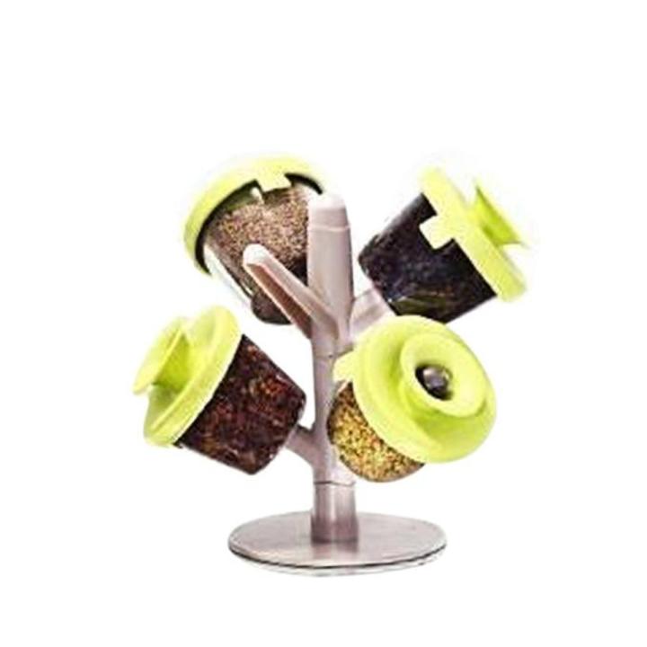 6 Pieces Pop Up Spice Rack - Green | Daraz.com.bd