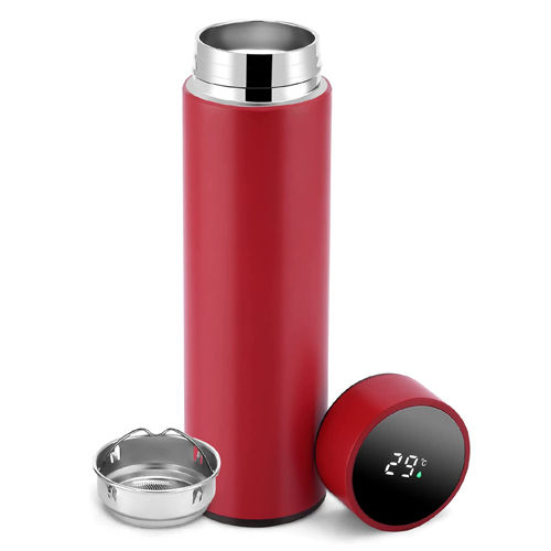 Temperature Vacuum Flasks - Stainless Steel Smart LED Water Bottle ...