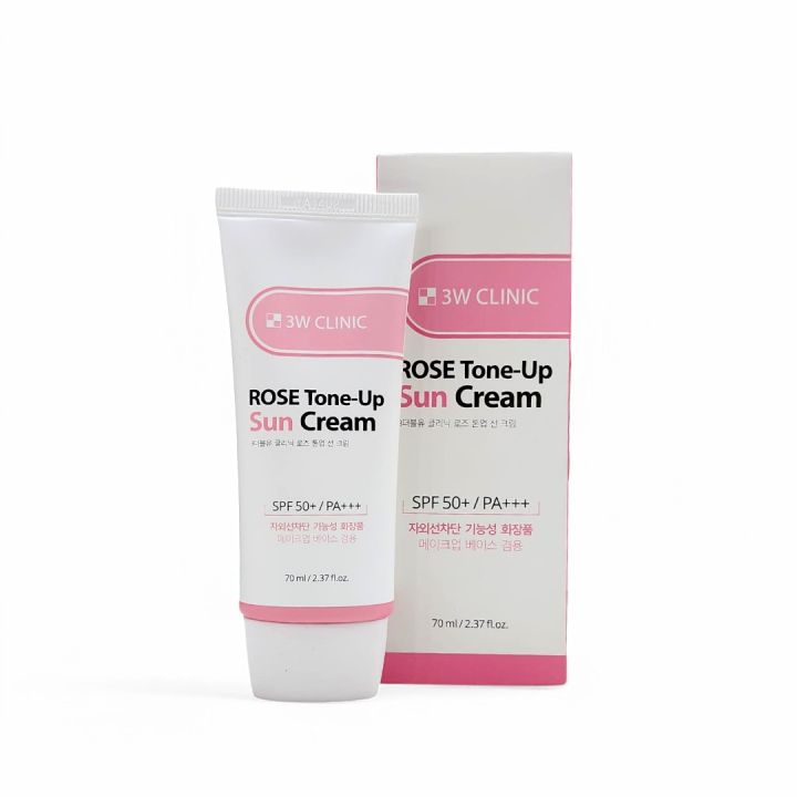 3W Clinc Rose Tone up sun cream SPF50+ PA+++ 70ml | Daraz.com.bd