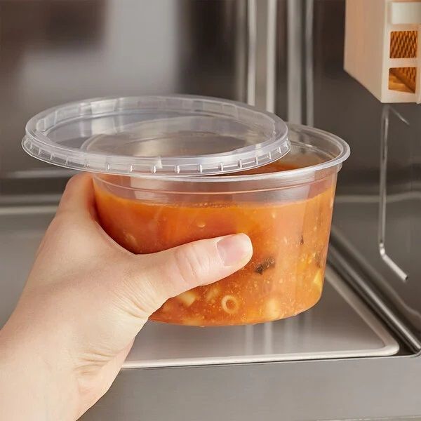 Plastic Deli Container and Lid Combo Box - Pack 12 | Daraz.com.bd