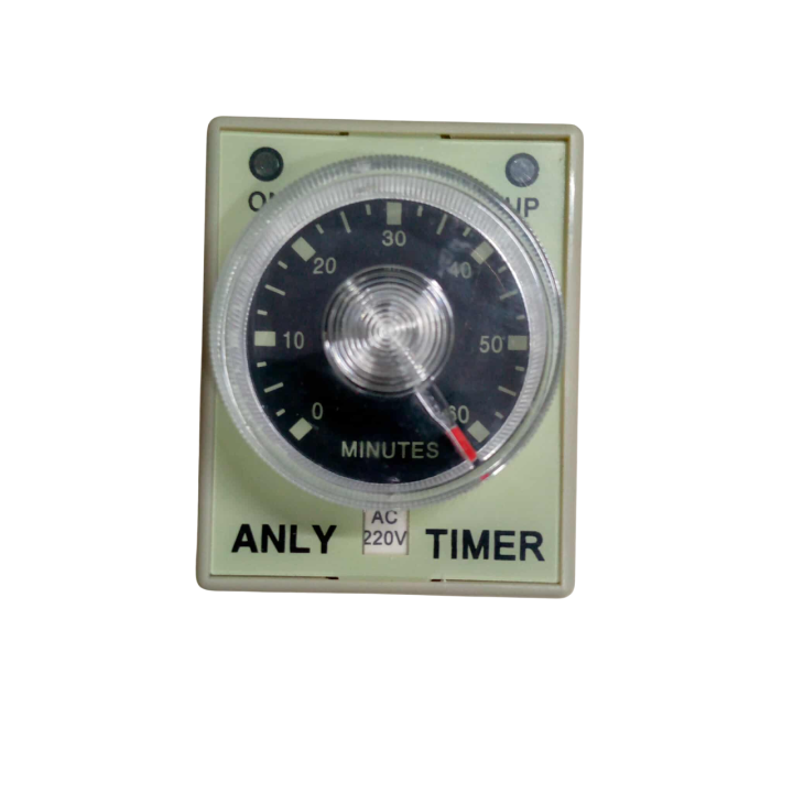 Base With ANLY AH3-2 Delay Timer Relay AC 220V 8-Pin 0–60Min | Daraz.com.bd