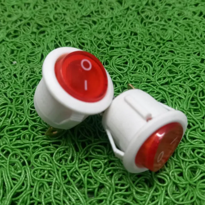 2Pcs WHITE BLACK Color 3 Pin KCD1 Rocker Switches AC 250V 10A 3Pin On ...