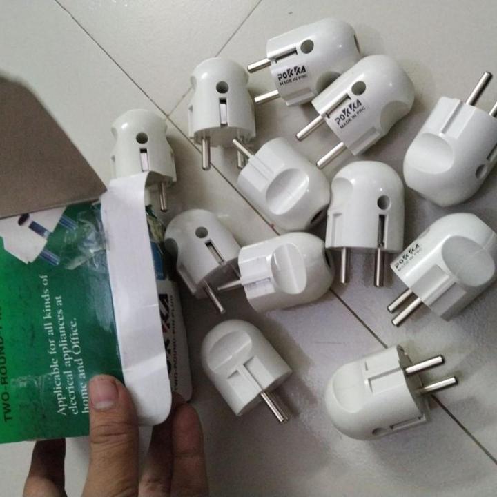 Universal 2 Pin Plug Electrical Power Cord Connector . pokka two pin ...