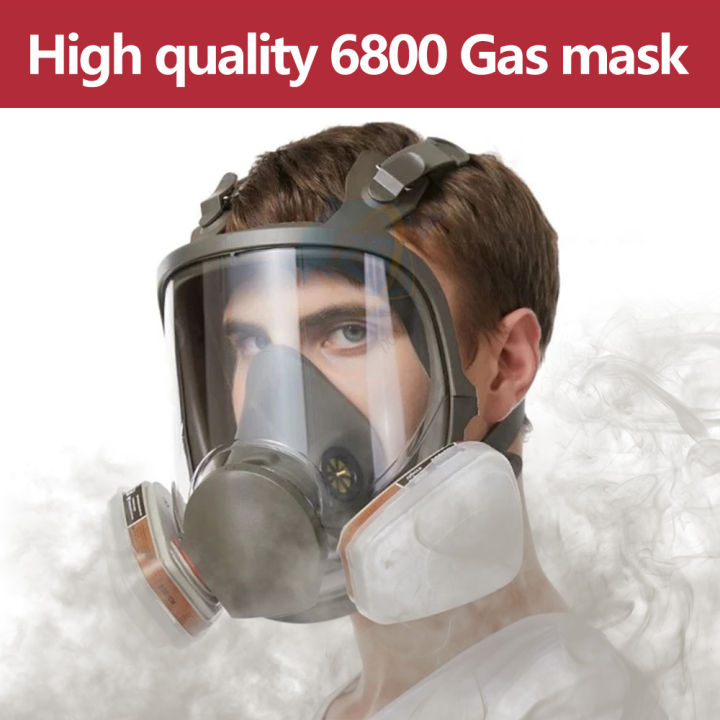 6800 Anti-Fog Gas Mask, Industrial Paint, Spray, Vaccination, Safety ...