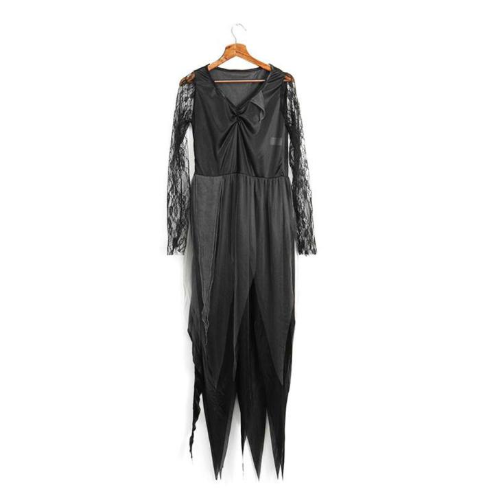 Women Zombie Corpse Stationery Bride Cosplay Costume Halloween Fancy ...
