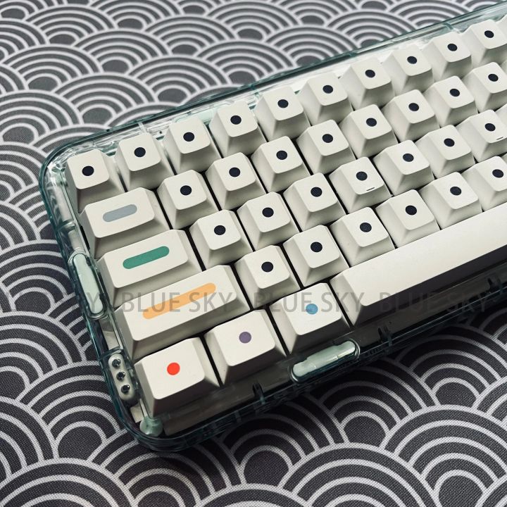 [In stock] GMK Dots Keycaps Cherry profile PBT Keycap Dye Sublimation ...