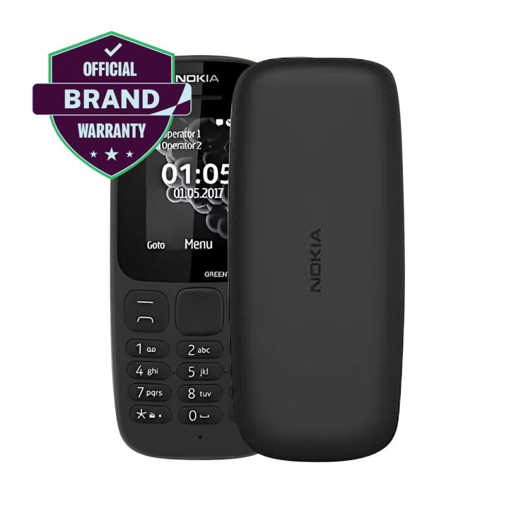 Nokia 105 (2019) Dual Sim Black Colour | Daraz.com.bd