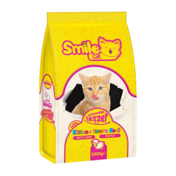 Smile Cat Kitten Dry Cat Food Lamb Flavor 1KG | Daraz.com.bd