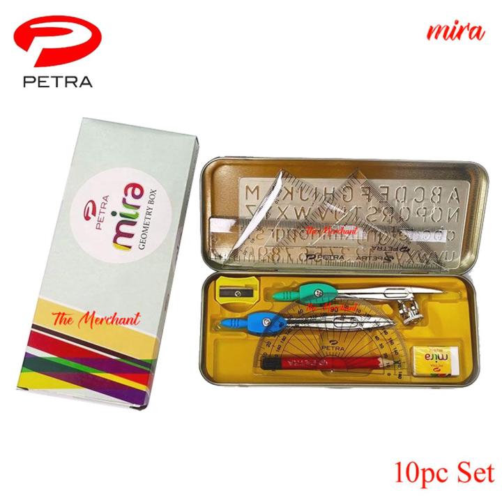 Petra Mira Geometry Set - 10pc Set | Daraz.com.bd