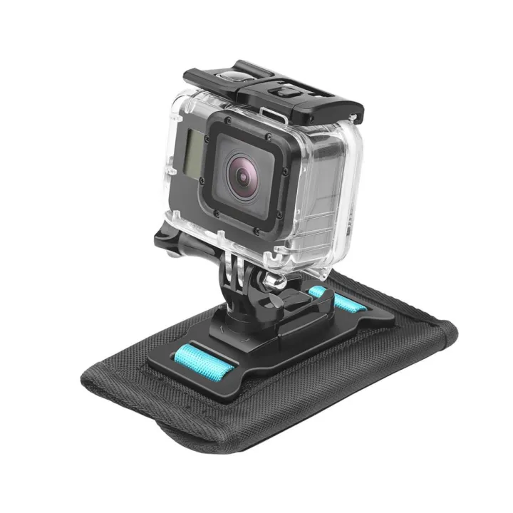 【VisioN Shop】Backpack Clip Mount 360 Degree Rotary for GoPro Hero 9 7 6 ...