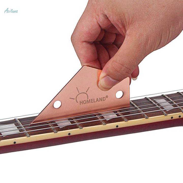 Rose Gold Universal Fret Rocker Guitar Bass Mandolin Instrument Tool ...