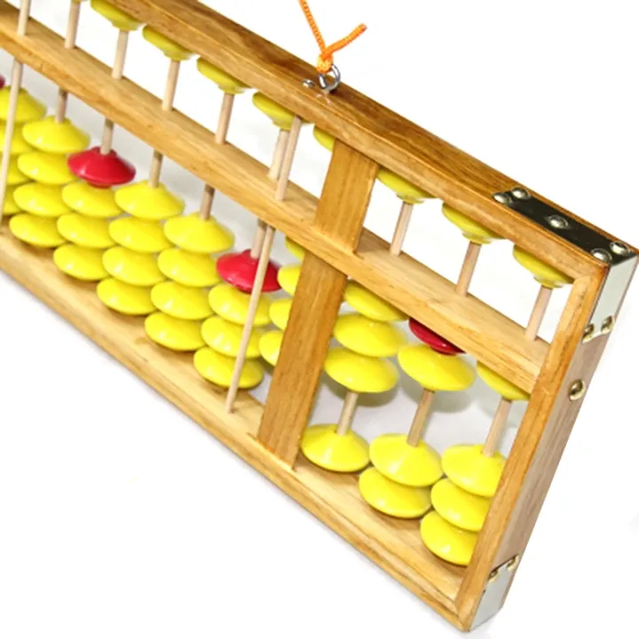 【Best Price Guaranteed】 Chinese Abacus 13 Column Wood Hanger Big Size ...