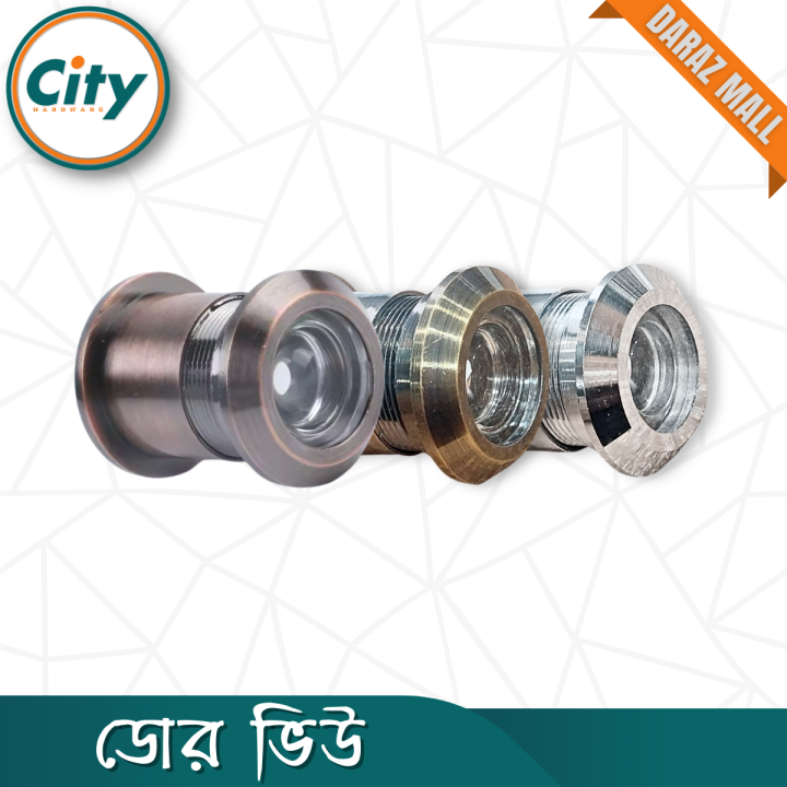 Door Viewer Peephole Solid Zinc Body Wide Angle Viewing Door View With ...