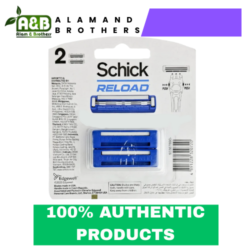 Schick Reload Flex Head Long Lasting 2 Blades Razor | Daraz.com.bd