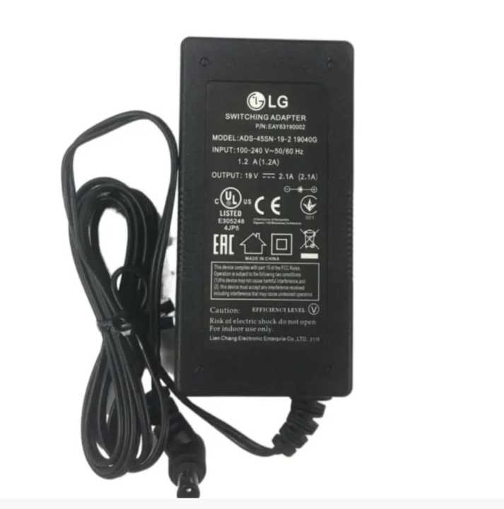LG Monitor Adapter 19V=2.1A | Daraz.com.bd