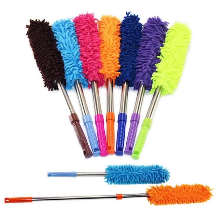 Adjustable Microfiber Duster Stretch Extend Telescopic Feather Duster ...