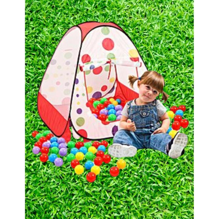 10 tents with Ben-50 balls-green-green | Daraz.com.bd