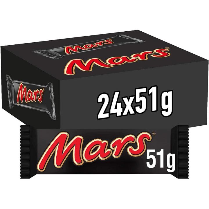 Mars Chocolate Bar-51g,Box 24pcs | Daraz.com.bd