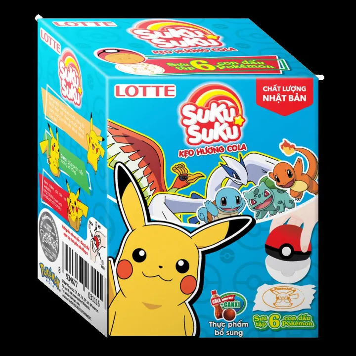 Lotte stamp 3.2 gm POKEMON | Daraz.com.bd