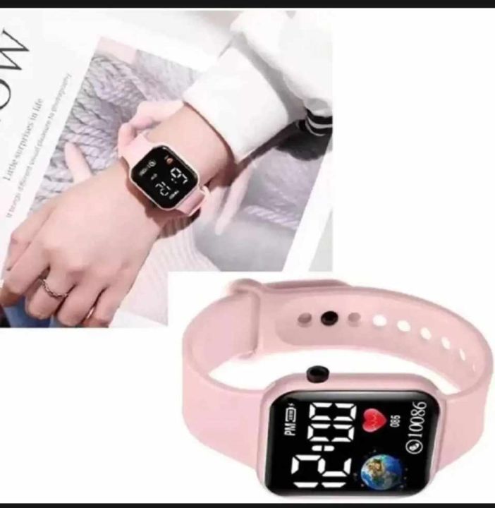 Led Fashion Sport Waterproof Bracelet Watch, Plastic led Digital Watch ...