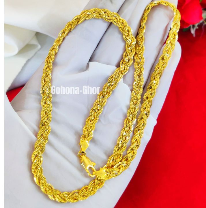 Elegant Luxury Jewels Gold Polish Beni Necklaces Chain Gift For Her ...