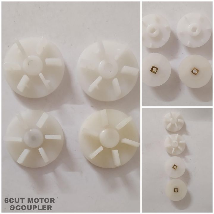 Mixer Grinder Heavy Nylon Coupler Motor and Jar - 6 Teeth White | Daraz ...