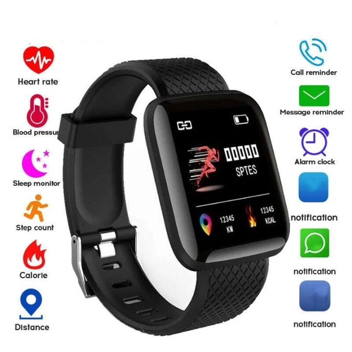 D13 Smart Watch Men Women 116 Plus Sports Mode Running Track Fitness ...