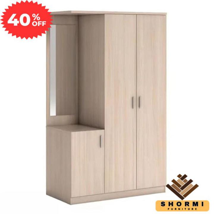 Modern Design Dresser Almirah with Clothe Storage Shelf & Locker Drawer ...