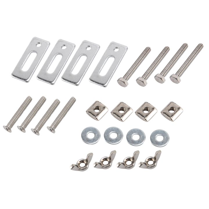 4 Pack T-Track Clamp,Mini T Track Hold Down Clamps Kit Compatible with ...