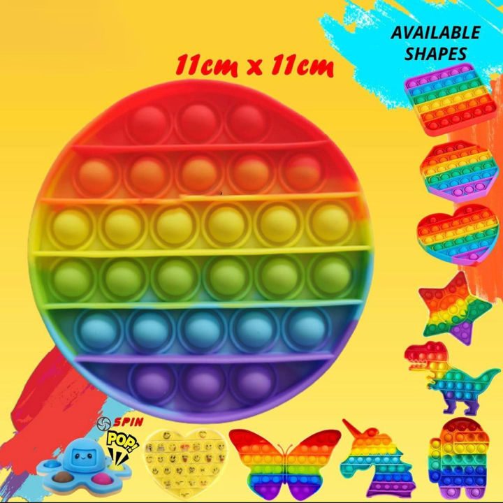 pop it fidget toy pop it spinner pop it fidget toy rainbow pop toy ...