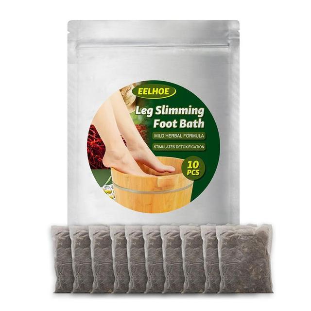 Lympatic Drainage Ginger Foot Soak 10pcs Bags Foot Bath Bag Feet Bath ...