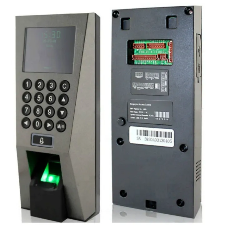 F18 Free Software Standalone Biometric Fingerprint Access Control Time ...