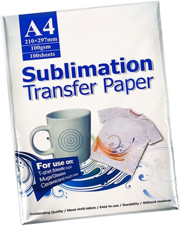 Sublimation Heat Transfer paper A4 100sheets 100gsm 210X297mm QUAFF ...