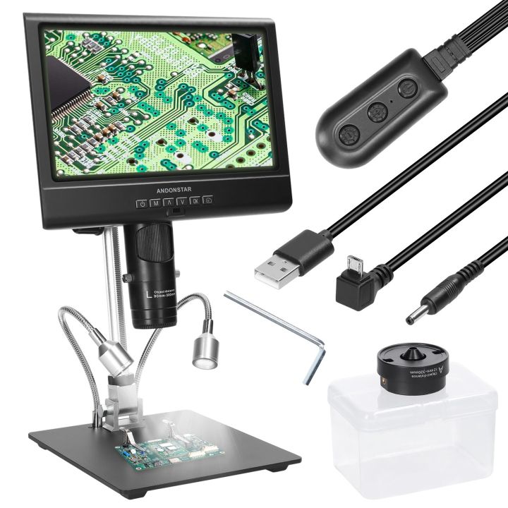 Digital microscope 1080P+4X+LED workbench | Daraz.com.bd