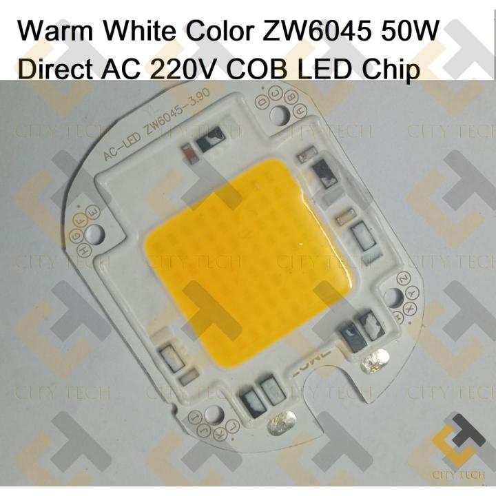 WARM White Color ZW6045 50W Supper Bright Warm White 50W Direct AC 220V ...