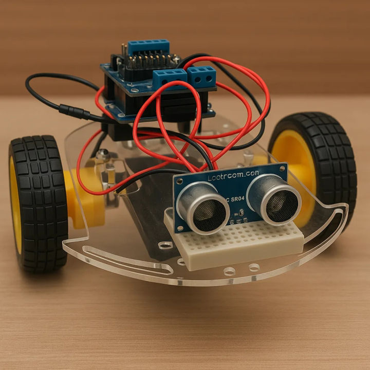 DIY Robotics Kit: Obstacle Avoidance Robot | Daraz.com.bd
