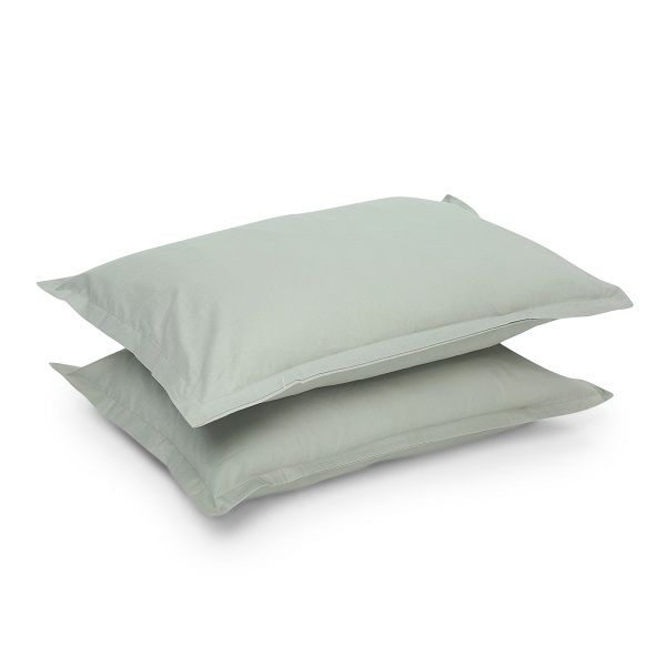 White colour Standard Size 19x29 inch Pillow Cover (Balish Cover ...