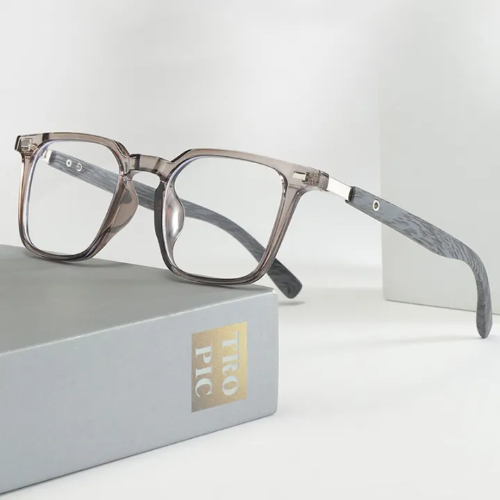 Retro Anti Blue Computer Glasses For Women Flexible TR90 Square ...