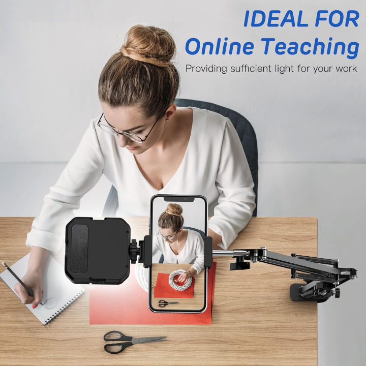 jmary FM59R Overhead Phone Mount, Articulating Arm Cell Phone Holder ...