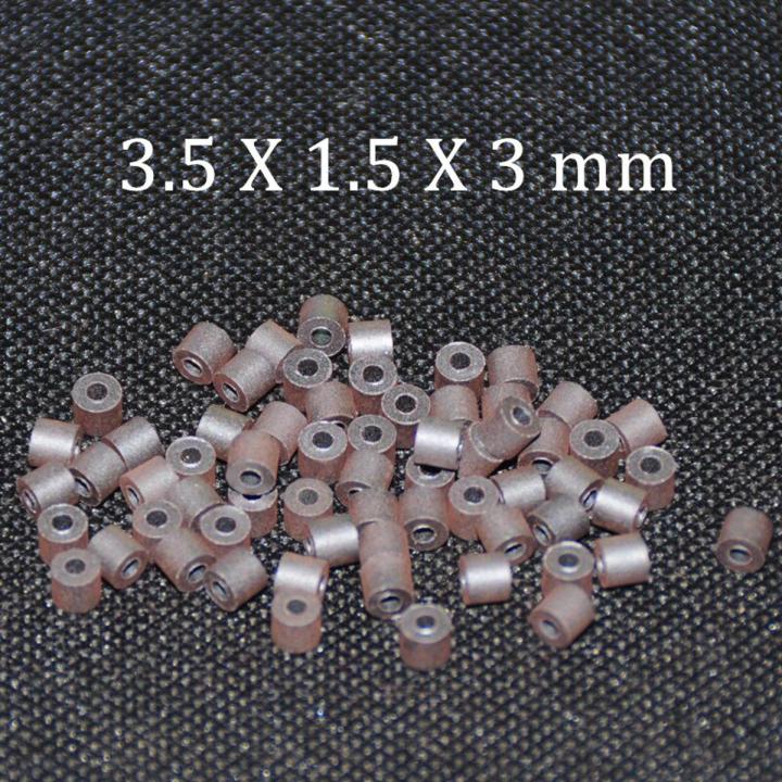 【happy one】50pcs Ferrite Core EMI 3.5X1.5X3 mm Cores Ring Anti ...