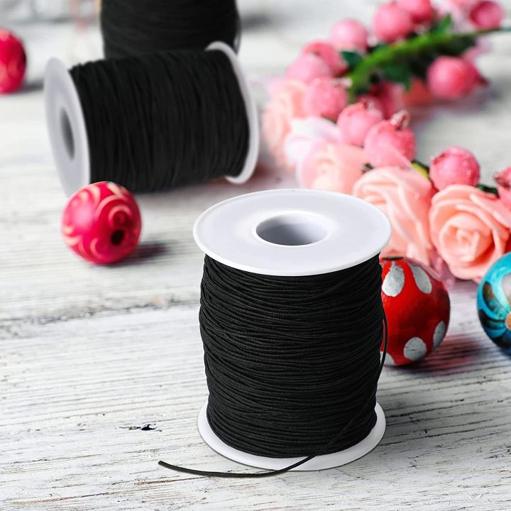 Kaitun 2 mm Elastic Cord Stretch String Elastic Beading Cord Craft ...