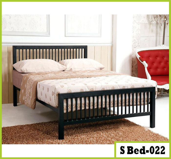 Double Iron Steel Metal Bed - 022 | Daraz.com.bd
